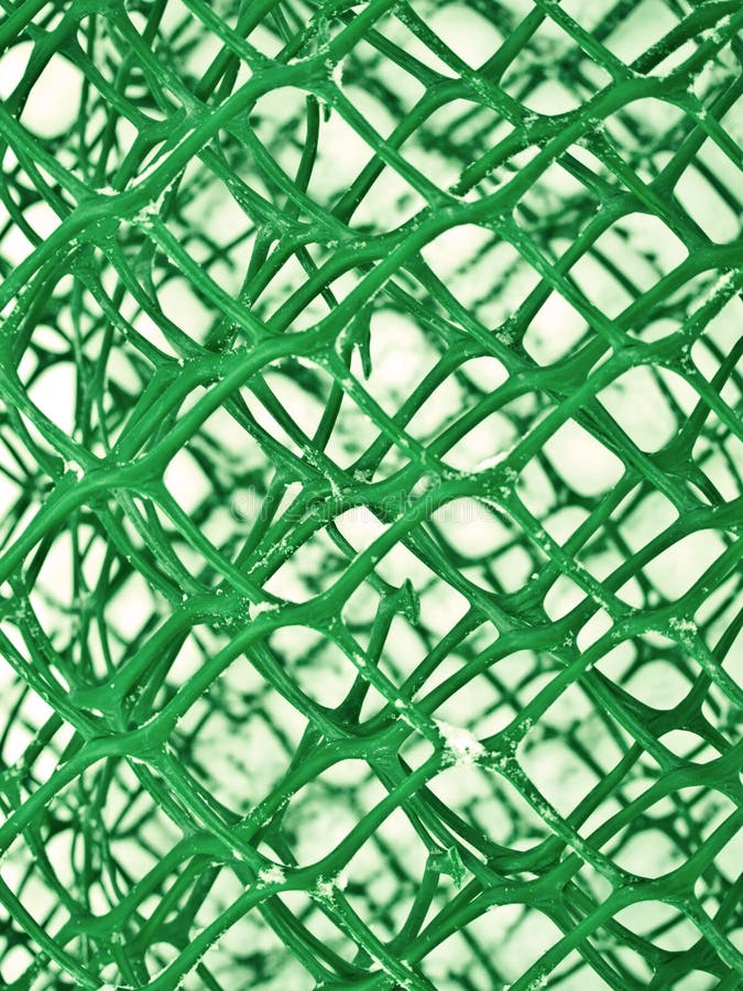 Snowed plastic net fence stock image. Image of closeup - 4461097