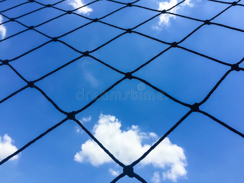 Net and blue sky stock image. Image of netting, string - 82246901