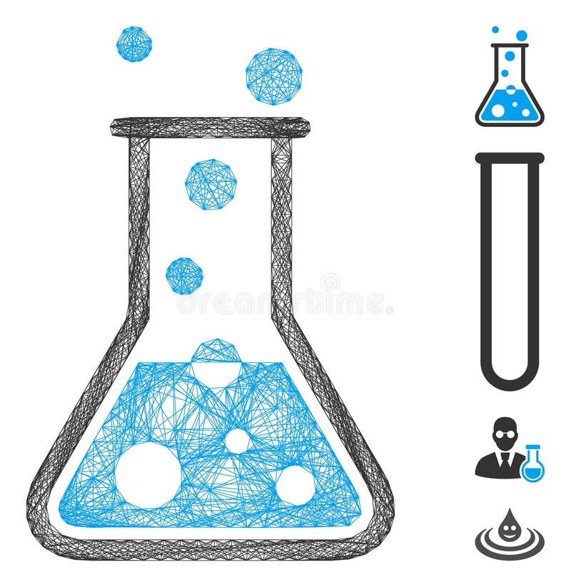 Net Boiling Water Flask Vector Mesh Stock Illustration - Illustration ...
