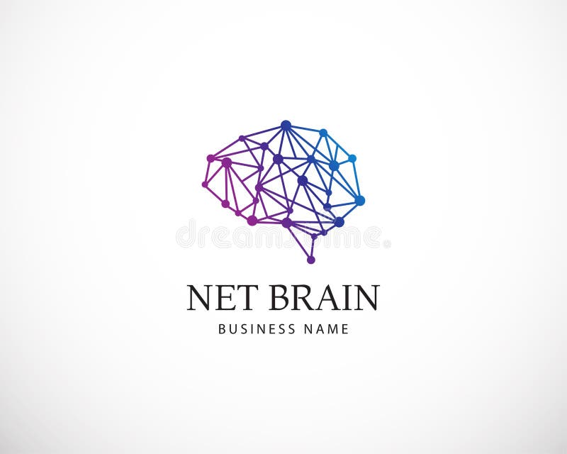 Net Brain Logo Technology Logo Creative Idea Brain Design Template ...