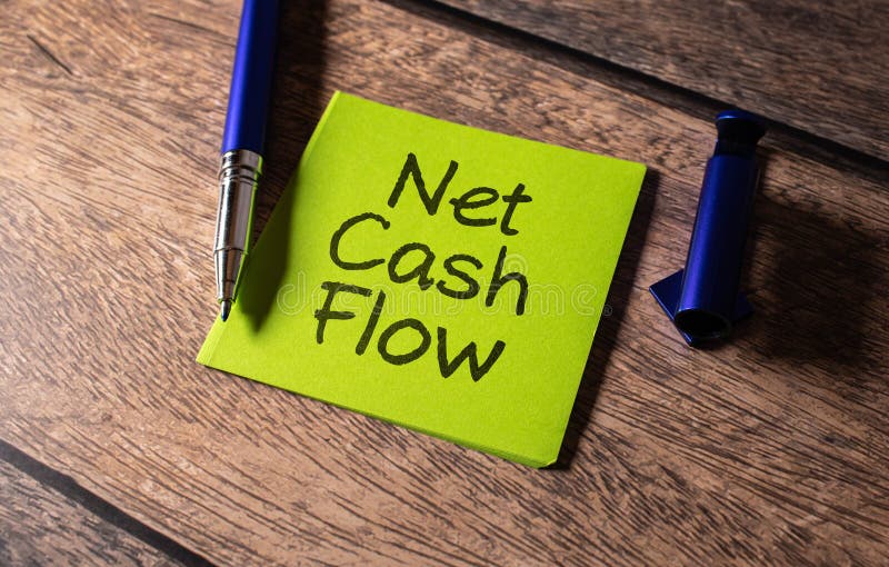 Net Cash Flow is Shown Using a Text. Stock Photo - Image of income ...