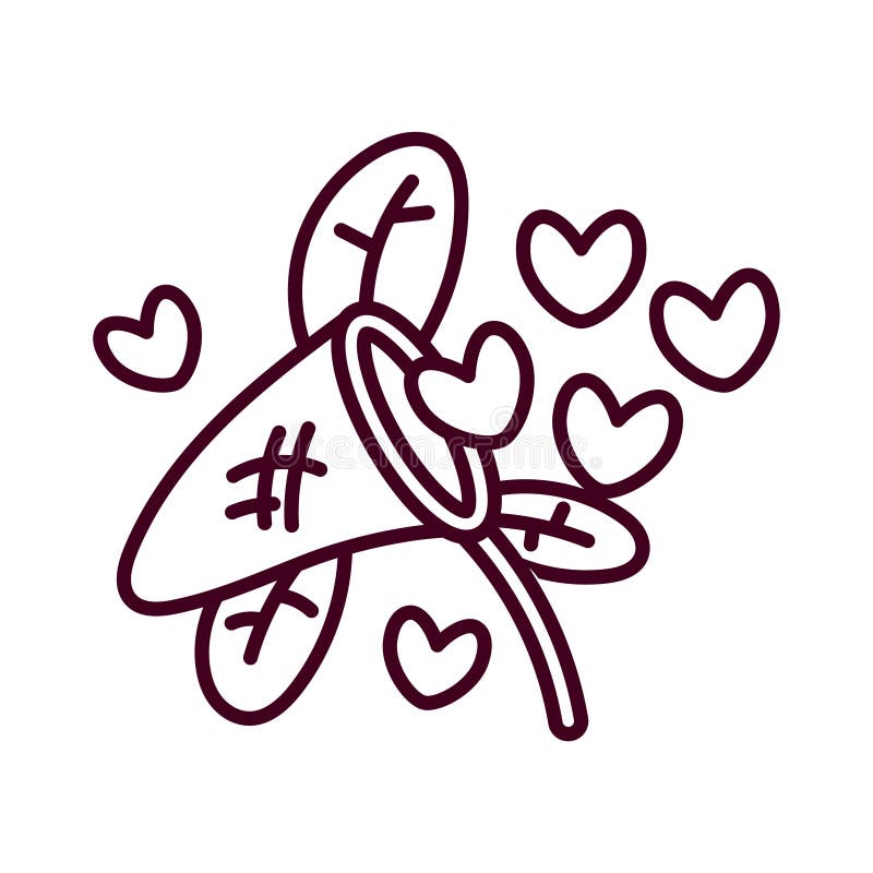 Net catching hearts stock vector. Illustration of happy - 212209999