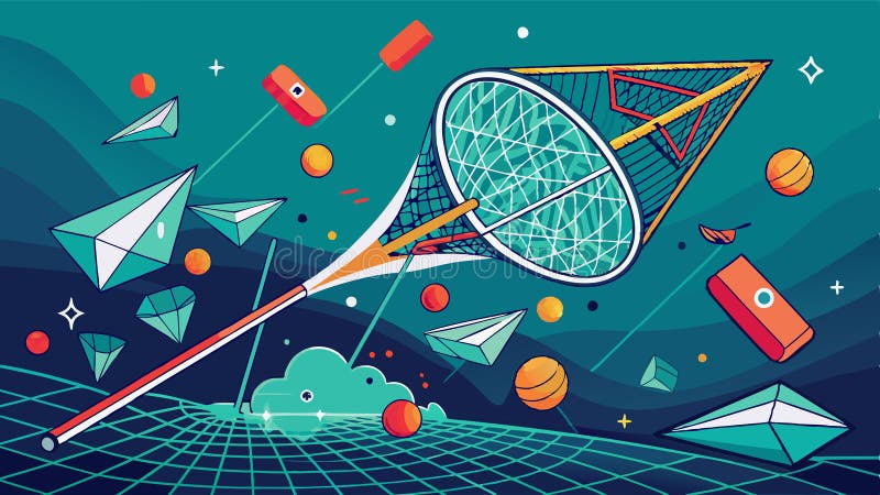 Net Chasing Money Form Lines, Triangles and Particle Style Design ...