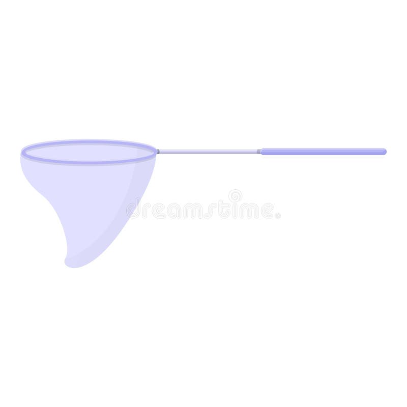 Net for Cleaning Swimming Pool Icon, Cartoon Style Stock Vector ...