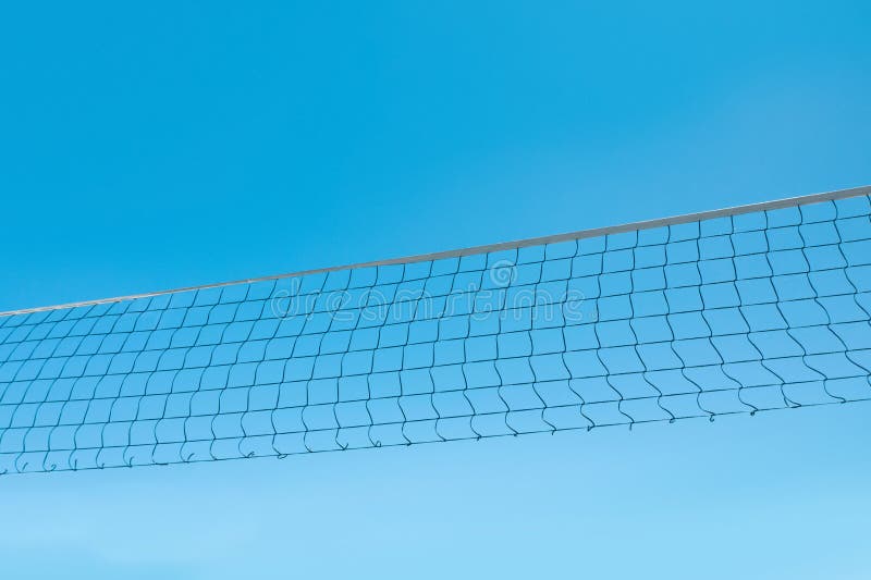 Net and Clear Blue Sky on Background Stock Photo - Image of nature ...