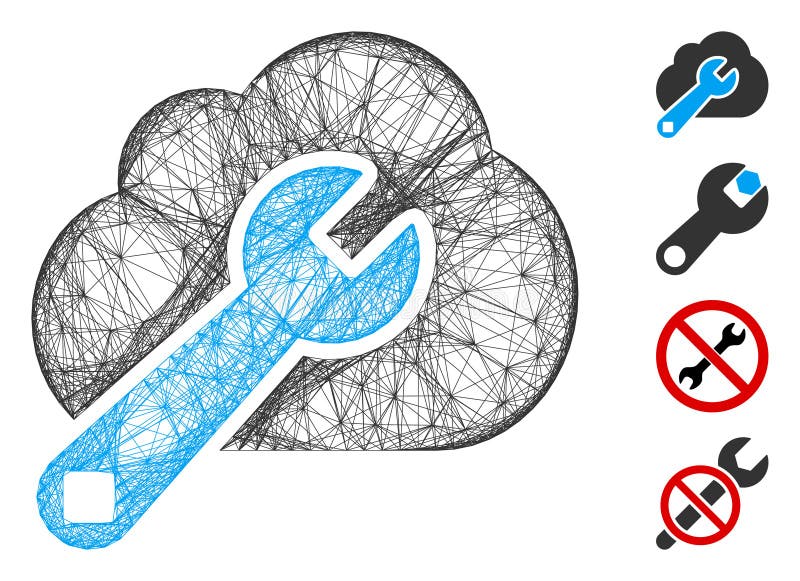Net Cloud Options Vector Mesh Stock Vector - Illustration of options ...