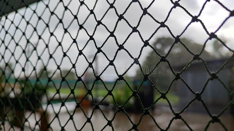 The Net Door that I Took when the Weather Was Raining Stock Image ...