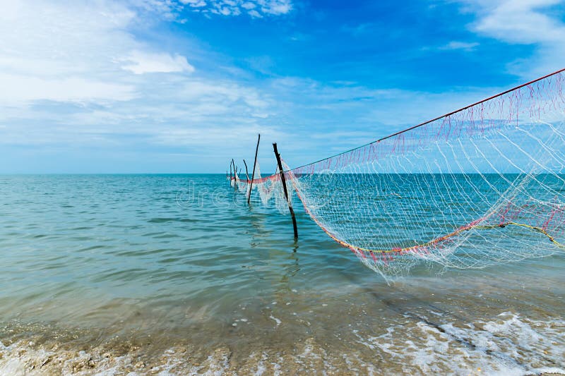 Net Fishing Ocean Water Receded Stock Photos - Free & Royalty-Free ...