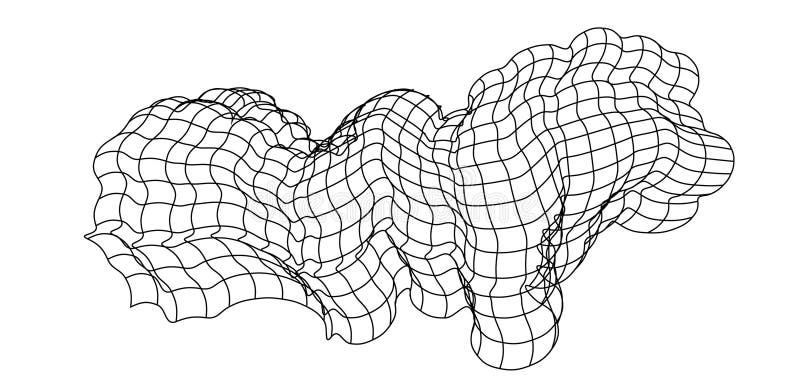 Net Flying Waving. Texture Wave Textile. Fabric Square Cells Sea Wind ...