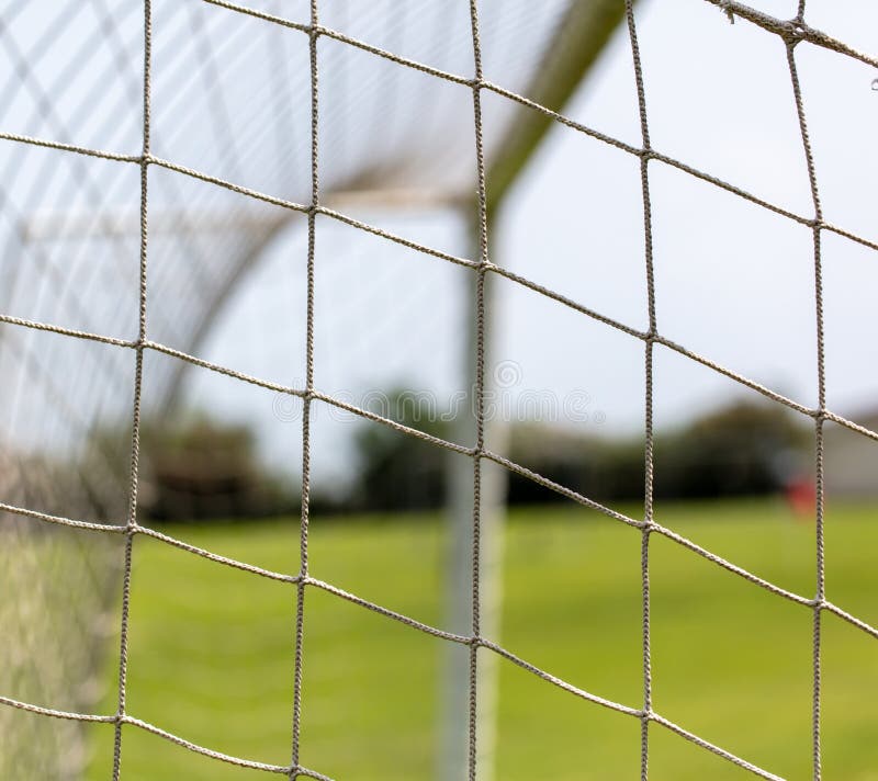 The Net on the Football Goal As an Abstract Background. Texture Stock ...