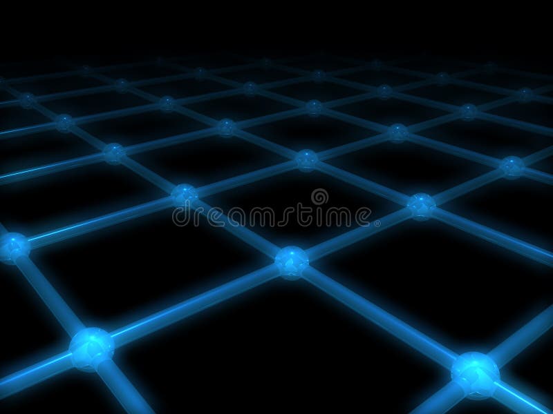 A net with glow effect stock illustration. Illustration of space - 7395165