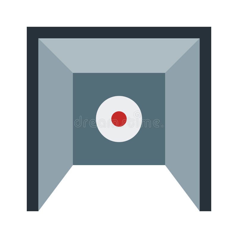 Net Golf, Golf Target Icon in Flat Style Vector Stock Vector ...