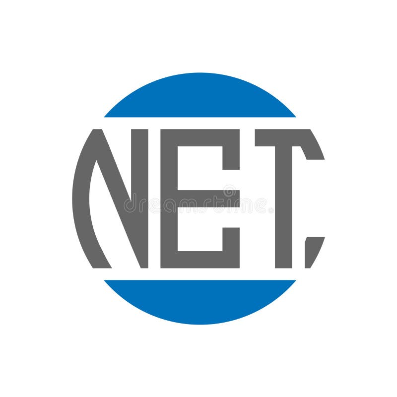NET Letter Logo Design on White Background. NET Creative Initials ...