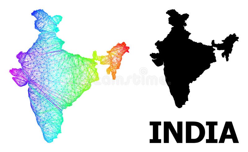 India Wireframe Stock Illustrations – 186 India Wireframe Stock ...