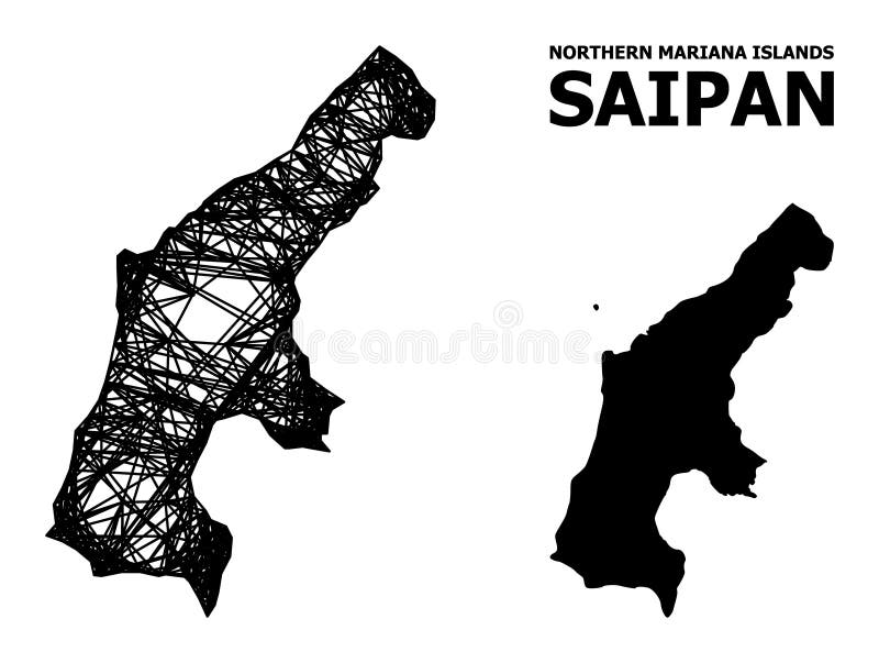 Saipan Map Outline