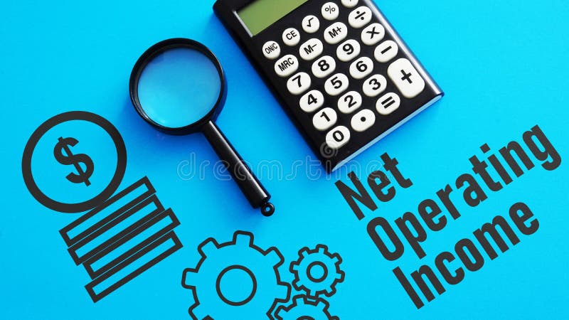 Net Operating Income NOI is Shown Using the Text Stock Image - Image of ...