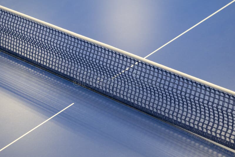 Net for Pingpong and a Tennis Table Stock Photo - Image of closeup ...