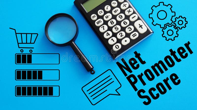 Net Promoter Score NPS is Shown Using the Text Stock Photo - Image of ...