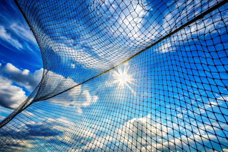 Net Sort Grid and Sky stock illustration. Illustration of urban - 361895393