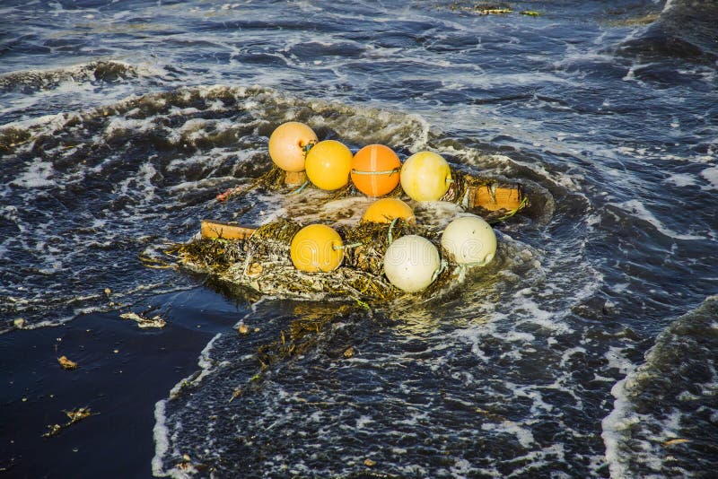 Net spheres stock image. Image of thorlakshofn, shore - 48178011