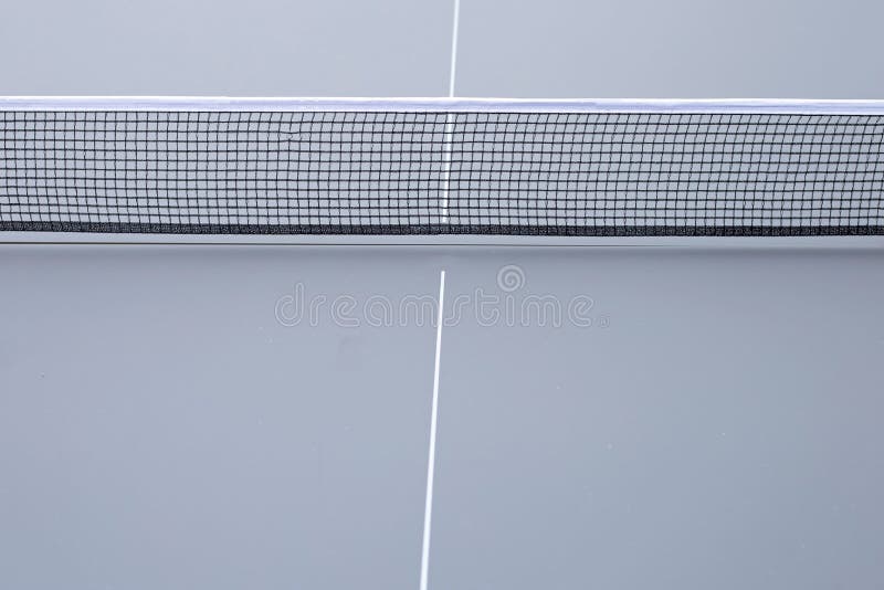 Net of Table Tennis Ping Pong on Grey Background Stock Image - Image of ...