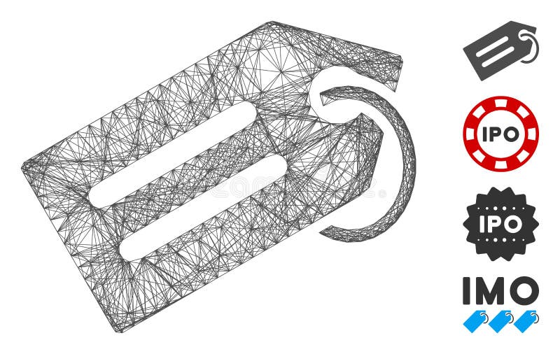 Net Tag Vector Mesh stock illustration. Illustration of connecting ...