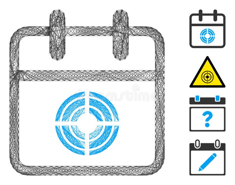 Net Target Day Vector Mesh stock vector. Illustration of page - 202681302