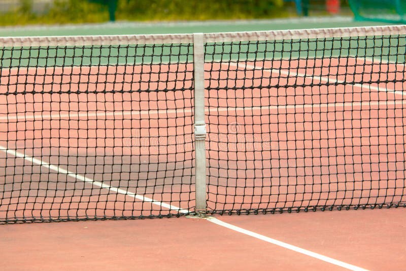 Net on the Tennis Court As an Abstract Background. Texture Stock Photo ...
