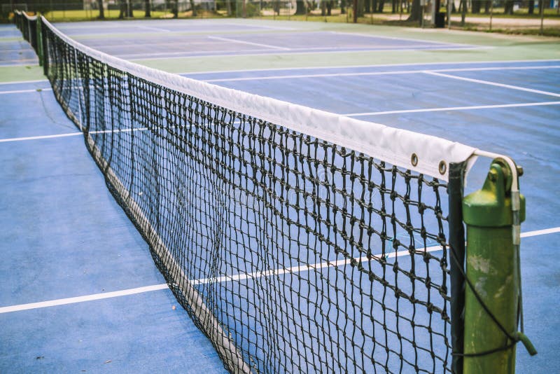Net in the tennis field stock image. Image of tennis - 262015275