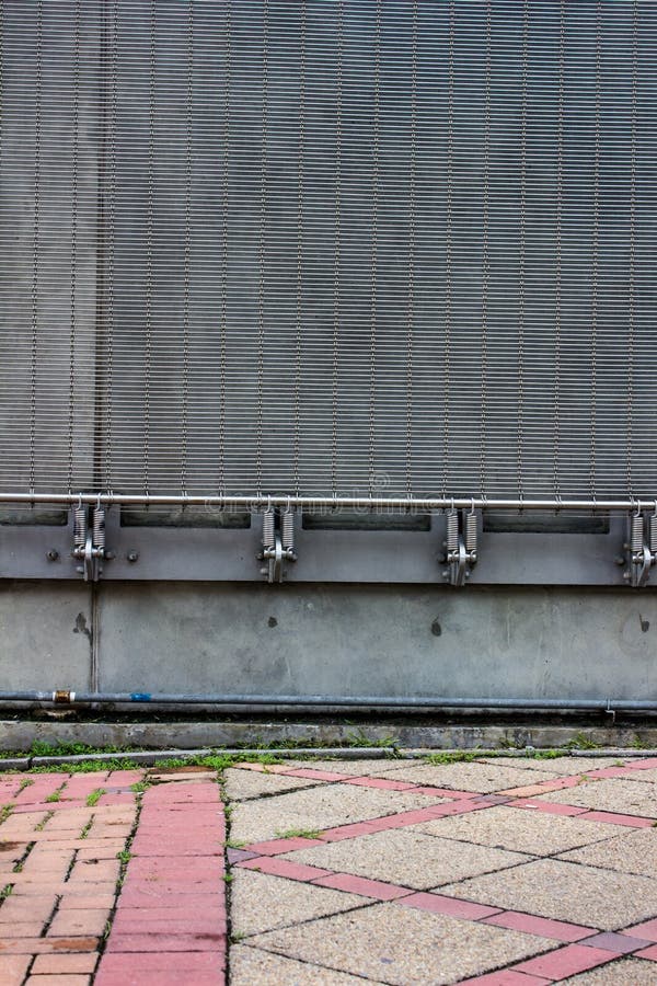 Net Wire wall building stock photo. Image of system, sunny - 33177632