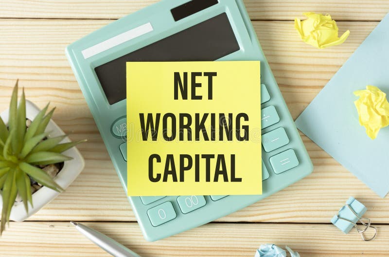 Net Working Capital Text on Notepad with Keyboard Stock Image - Image ...