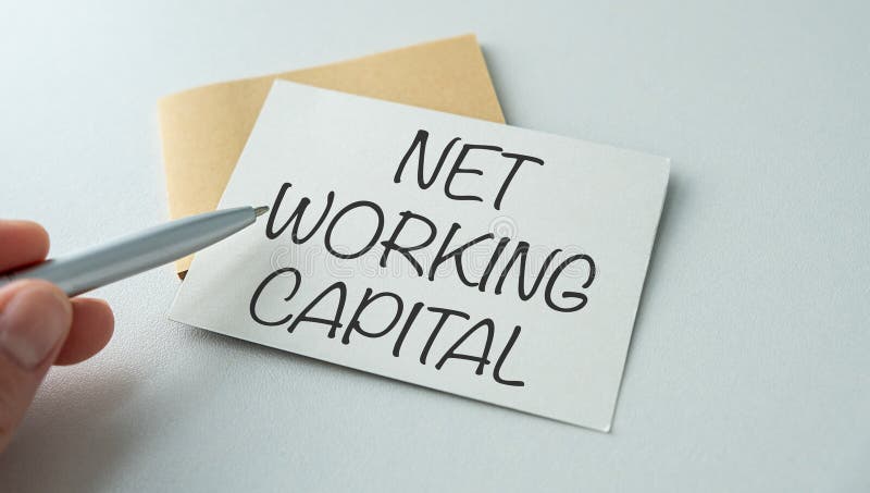 Net Working Capital Text on Notepad with White on Table. Stock Image ...