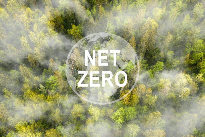 Net Zero 2050 Carbon Neutral and Net Zero Concept Natural Environment ...