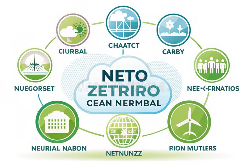 Net Zero and Carbon Neutral Concepts Net Zero Emissions Goals Weather ...