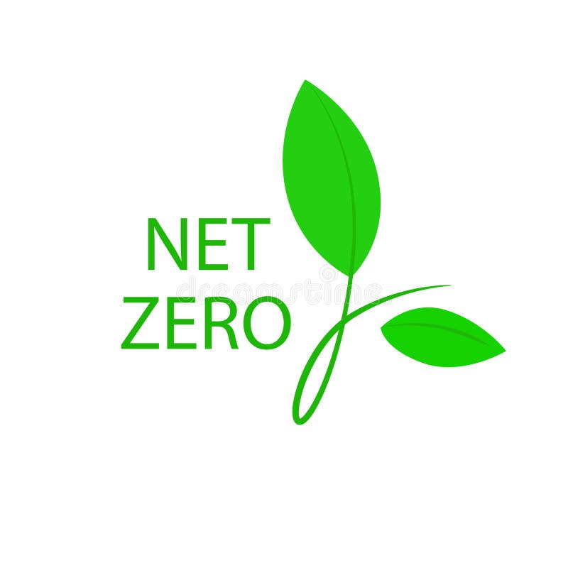 Net Zero, Carbon Neutral Label. Round Icon Stock Vector - Illustration ...