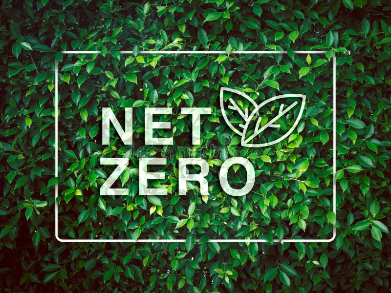 Net Zero Icon and Carbon Neutral Concept, 2050 Goal, Long Term Climate ...