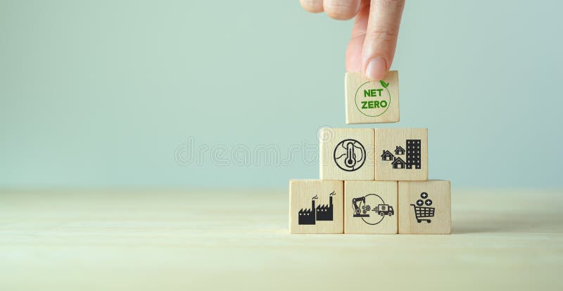 Net Zero Target and Carbon Neutral. Green Business Concept. Climate ...