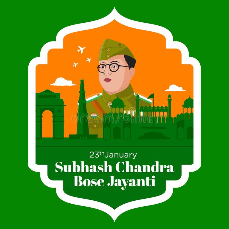 Netaji Subhash Chandra Bose Stock Illustrations – 103 Netaji Subhash ...