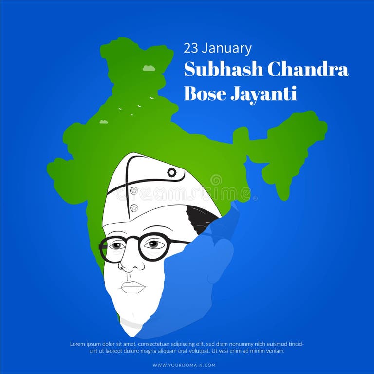 Netaji Subhash Chandra Bose Stock Illustrations – 103 Netaji Subhash ...