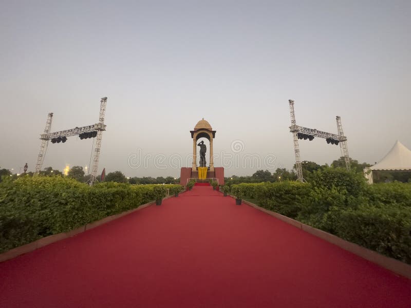 Netaji Subhash Chandra Bose Statue Image at India Gate Editorial ...