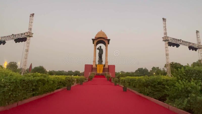 Netaji Subhash Chandra Bose Statue Video at India Gate Stock Footage ... Netaji Subhash Chandra Bose Statue Video at India Gate Stock Footage ...
