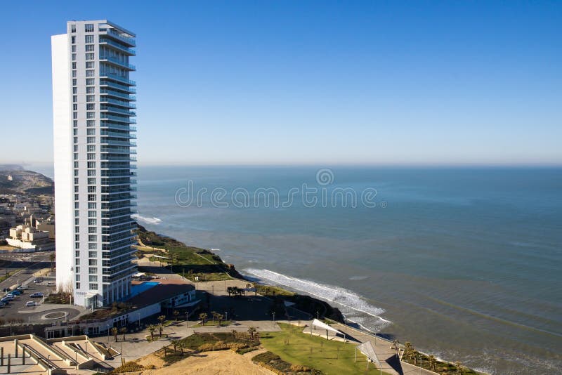 Netanya coastline Israel stock photo. Image of mediterranean - 47904454