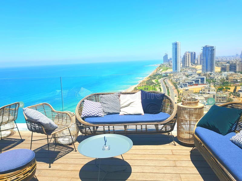 Netanya stock photo. Image of netanya, relax, view, israel - 126792712