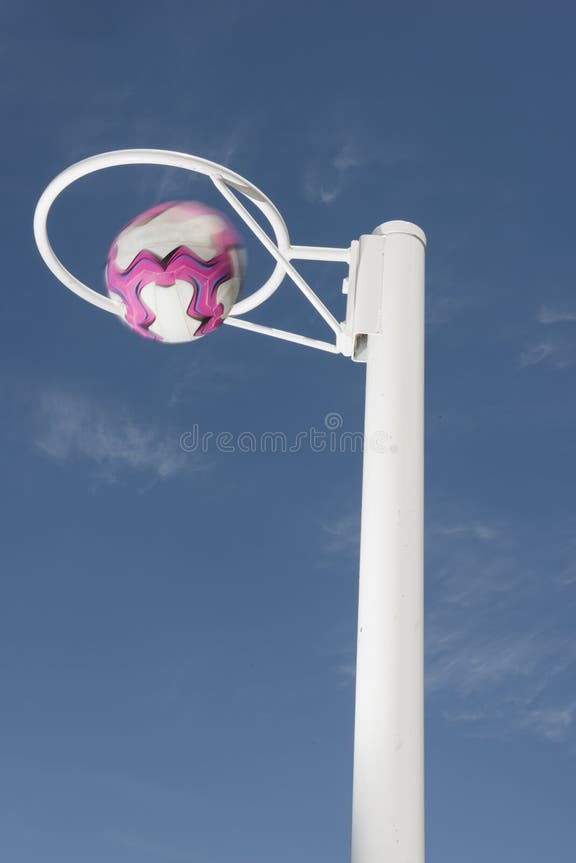 Netball Goal stock photo. Image of ball, pole, people - 85815274