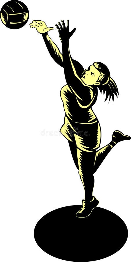 Netball Girl Stock Illustrations – 689 Netball Girl Stock Illustrations ...