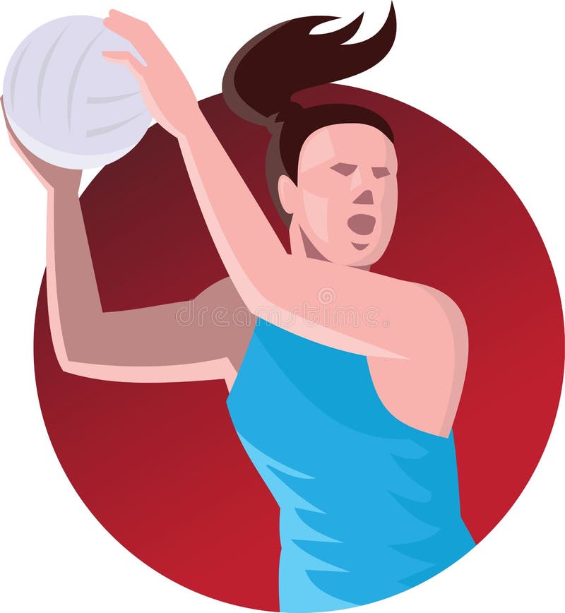 Netball Girl Stock Illustrations – 576 Netball Girl Stock Illustrations ...