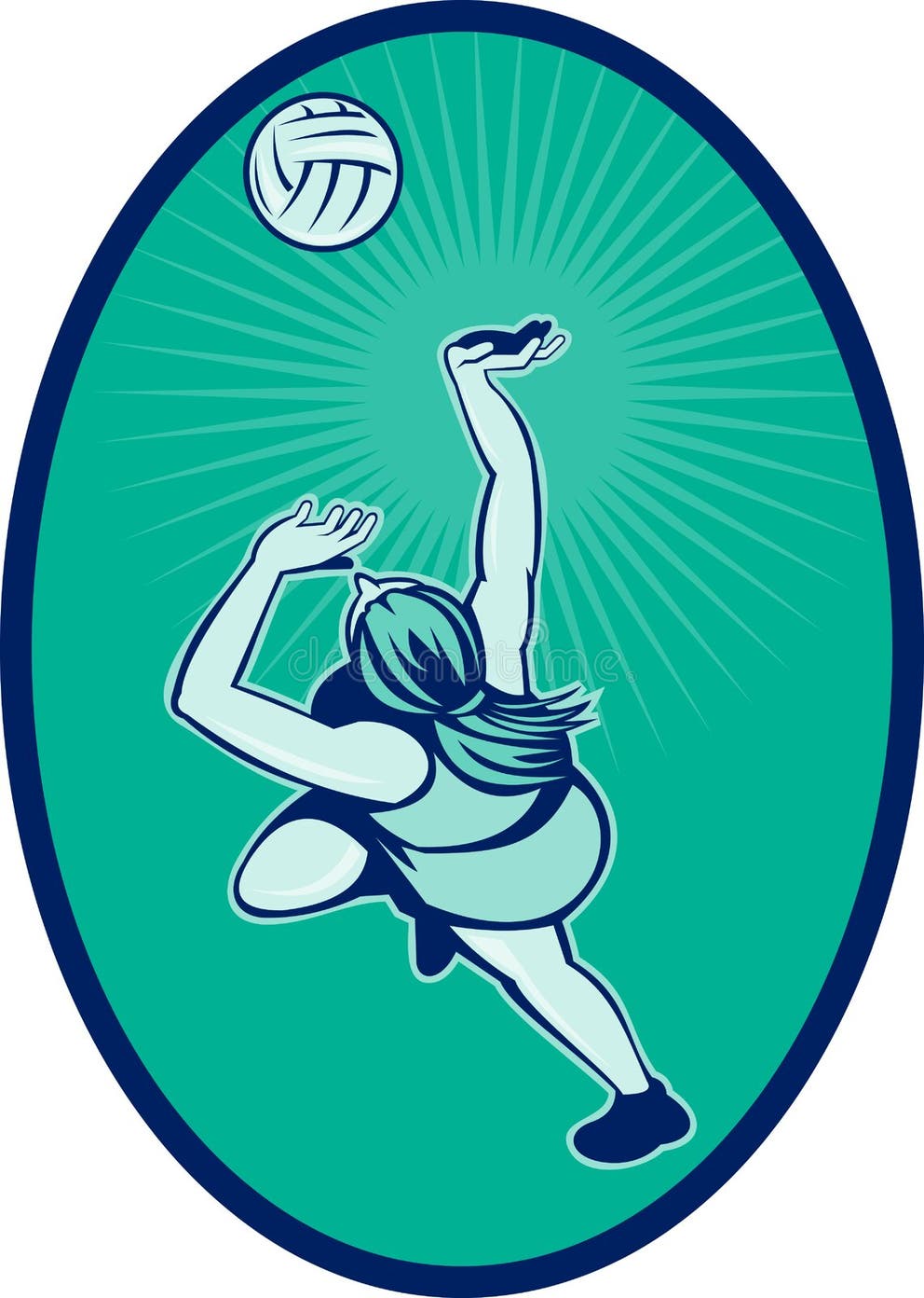 Netball Artwork Stock Illustrations – 27 Netball Artwork Stock ...
