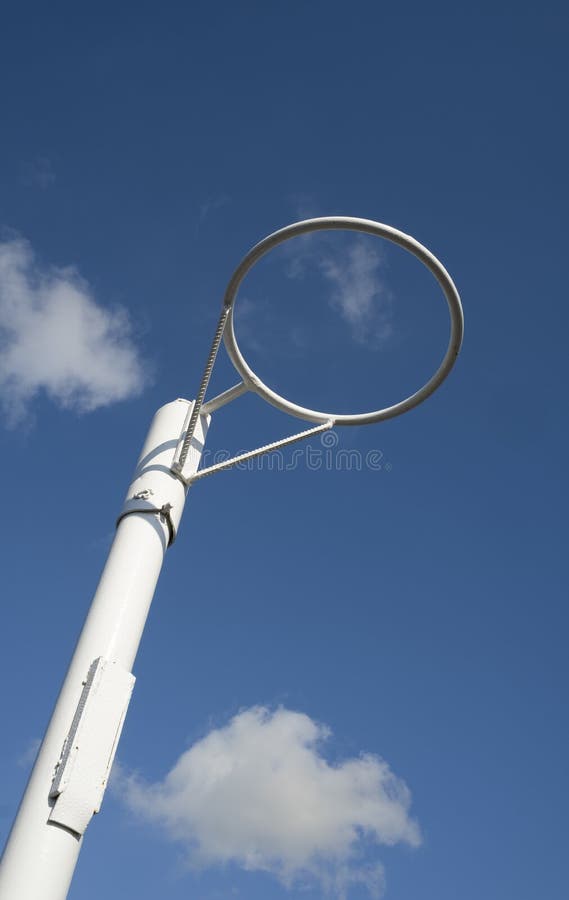 Netball Ring Against Blue Sky Stock Image - Image of competition ...