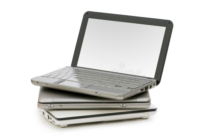 Netbooks isolated stock image. Image of laptop, netbook - 11395725
