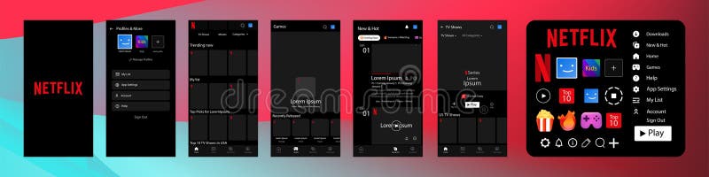 Netflix Interface. Netflix Screen Social Media, Social Network ...